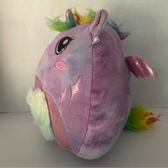 Toys | Huggy Squeeze Limited Edition Plush 9in Stuffed Unicorn With ...